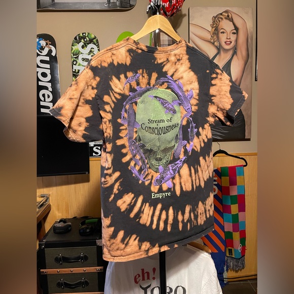 Empyre | Shirts | Empyre Skate Koi Fish Skull Stream Of Consciousness ...